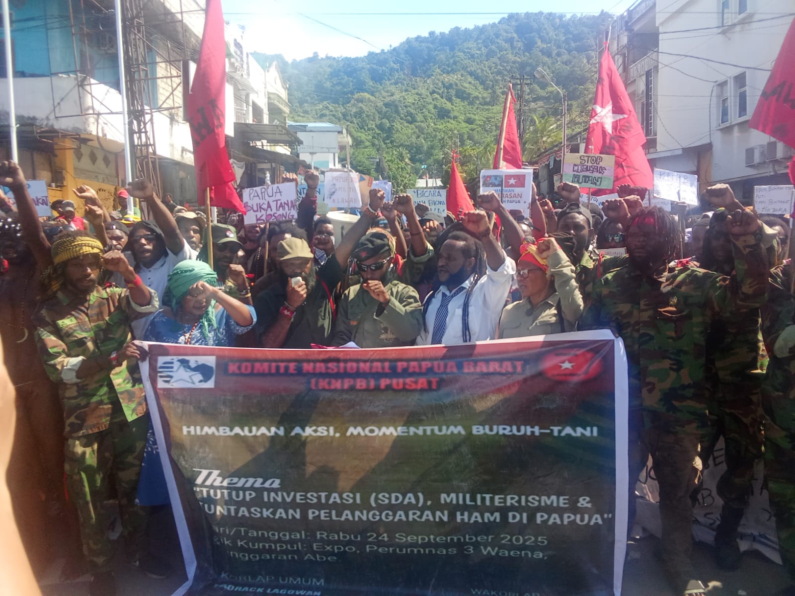 KNPB Gelar Aksi di Jayapura, Sampaikan Tuntutan Keras kepada Pemerintah ...